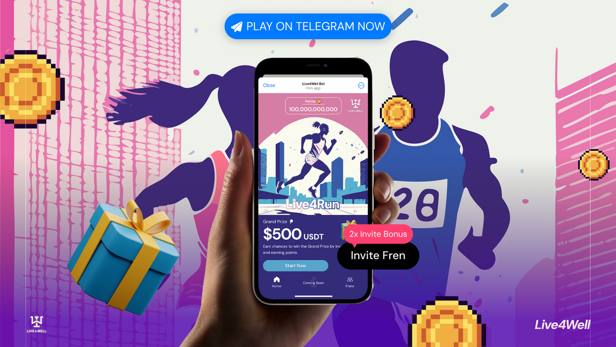 Live4Well Telegram Game is now live!